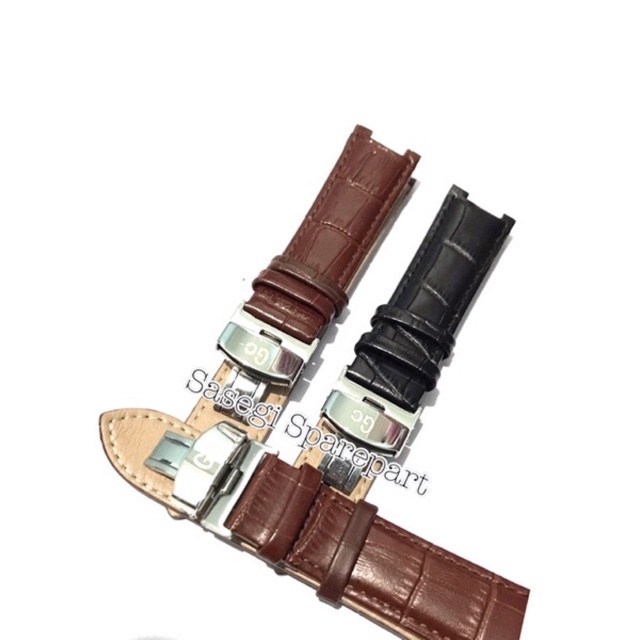 Jual Tali Starp Jam Tangan Guess Collection GC Kulit 22 mm | Shopee ...