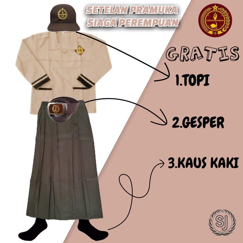Jual SETELAN BAJU PRAMUKA SIAGA/PENGGALANG MUSLIM/ SERAGAM SEKOLAH ... Jual SETELAN BAJU PRAMUKA SIAGA/PENGGALANG MUSLIM/ SERAGAM SEKOLAH ...