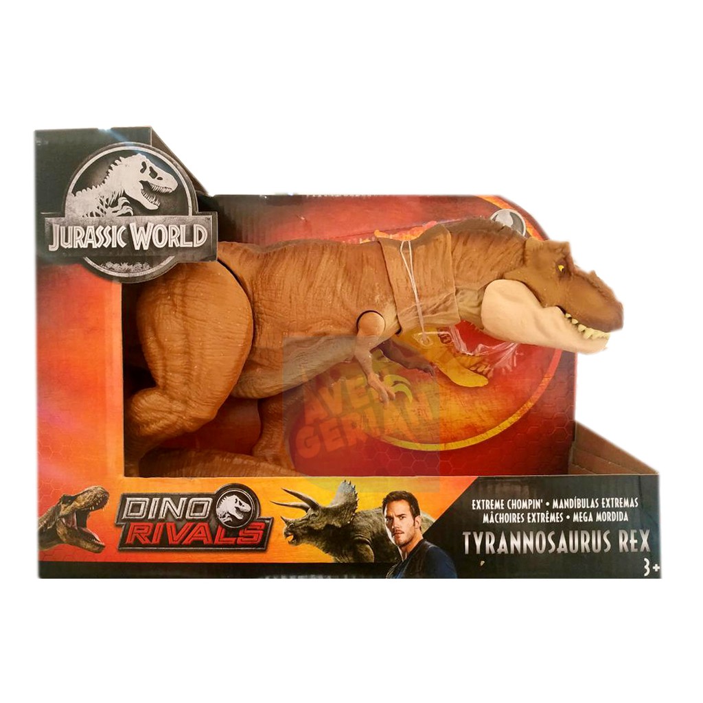 Jual Jurassic World Dino Rival Extreme Chompin' Tyrannosaurus Rex ...
