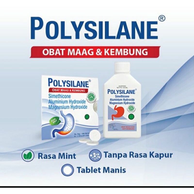 Jual Polysilane Cair Suspensi Obat Maag Dan Anti Kembung 100% Original ...