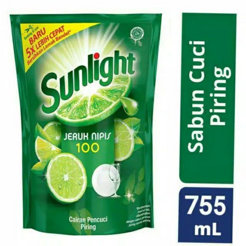 Jual Sunlight sabun cuci piring 755ml | Shopee Indonesia