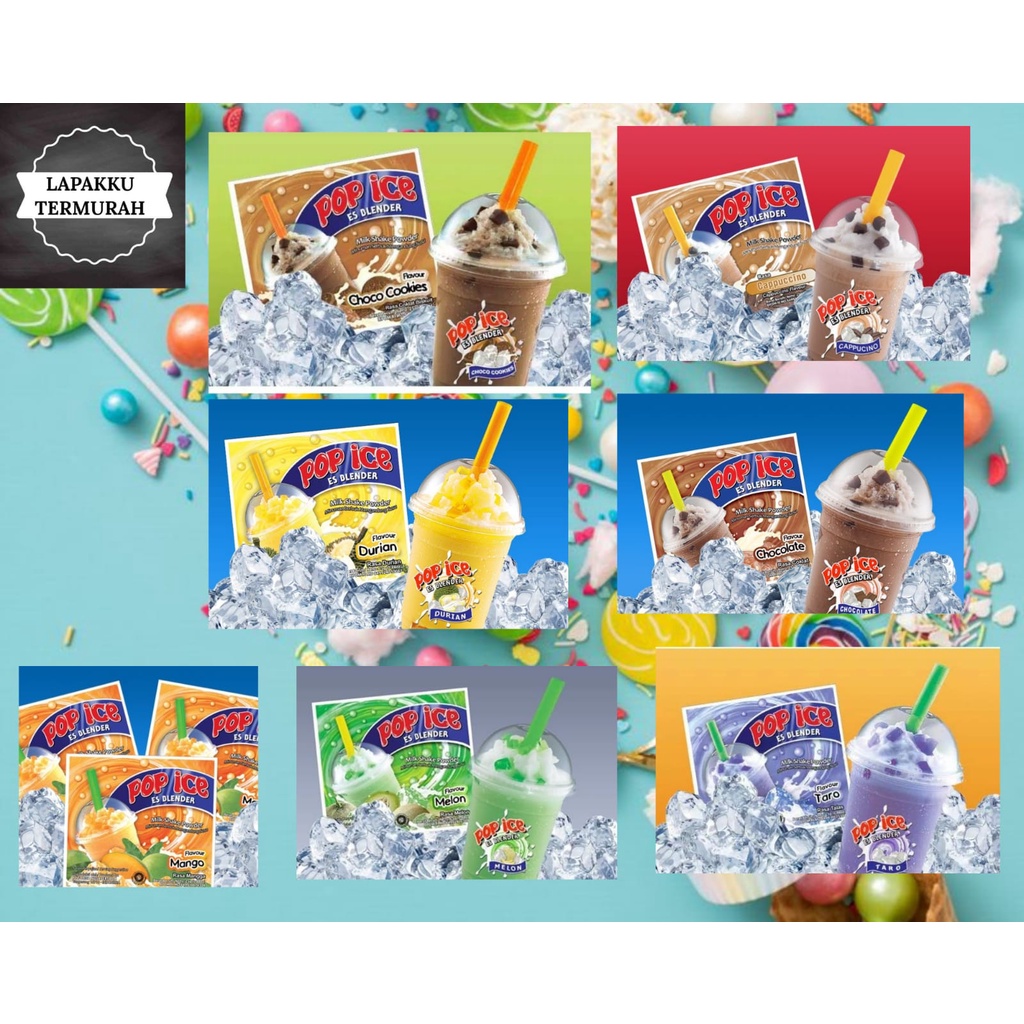 Jual POP ICE VARIAN RASA (1 PAK ISI 10 PCS) / POP ICE MURAH BANGET ...
