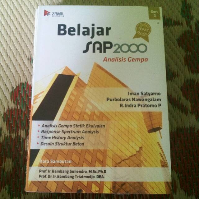 Jual Belajar SAP 2000 Seri 2 Imam Satyarno | Shopee Indonesia