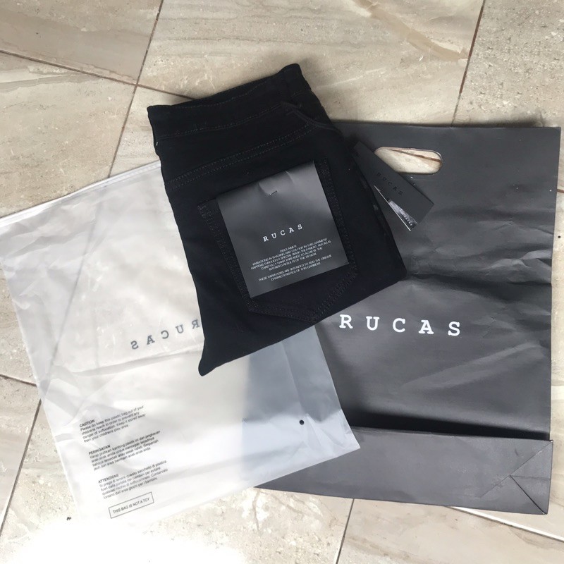 Jual rucas black stripes | Shopee Indonesia