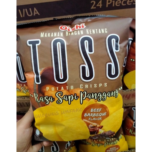 Jual Oishi Toss Potato Crisps Rasa Sapi Panggang 75gr | Shopee Indonesia