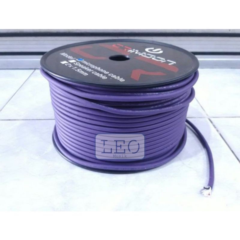 Jual KABEL MIC CRIMSON ISI 3 UNGU SERABUT TEMBAGA 100 METER | Shopee ...