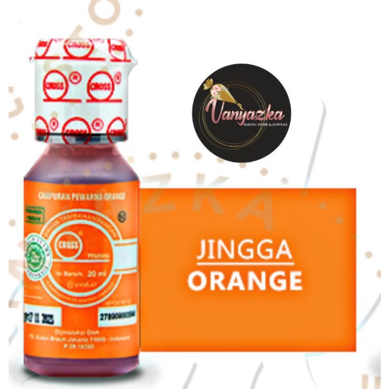 Jual Pewarna Cross Orange/Pewarna Makanan Orange/Jingga Cross | Shopee ...