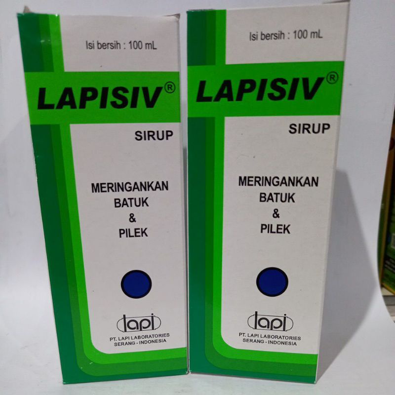 Jual LAPISIV SYRUP / OBAT BATUK, PILEK FLU | Shopee Indonesia