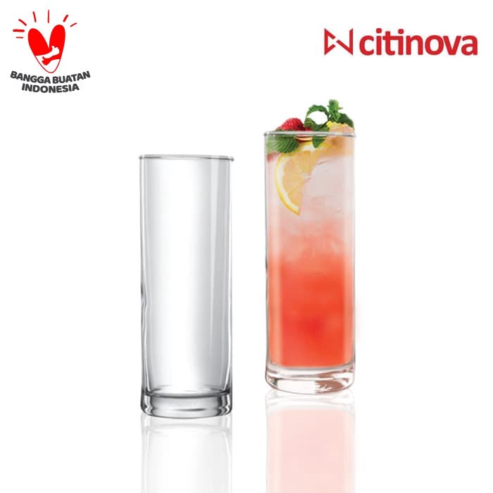 Jual Citinova Gelas Minum Kaca Fresno (6 pcs) | Shopee Indonesia