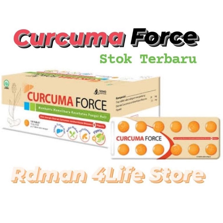 Jual Curcuma Force Box 120 Tab Original | Shopee Indonesia