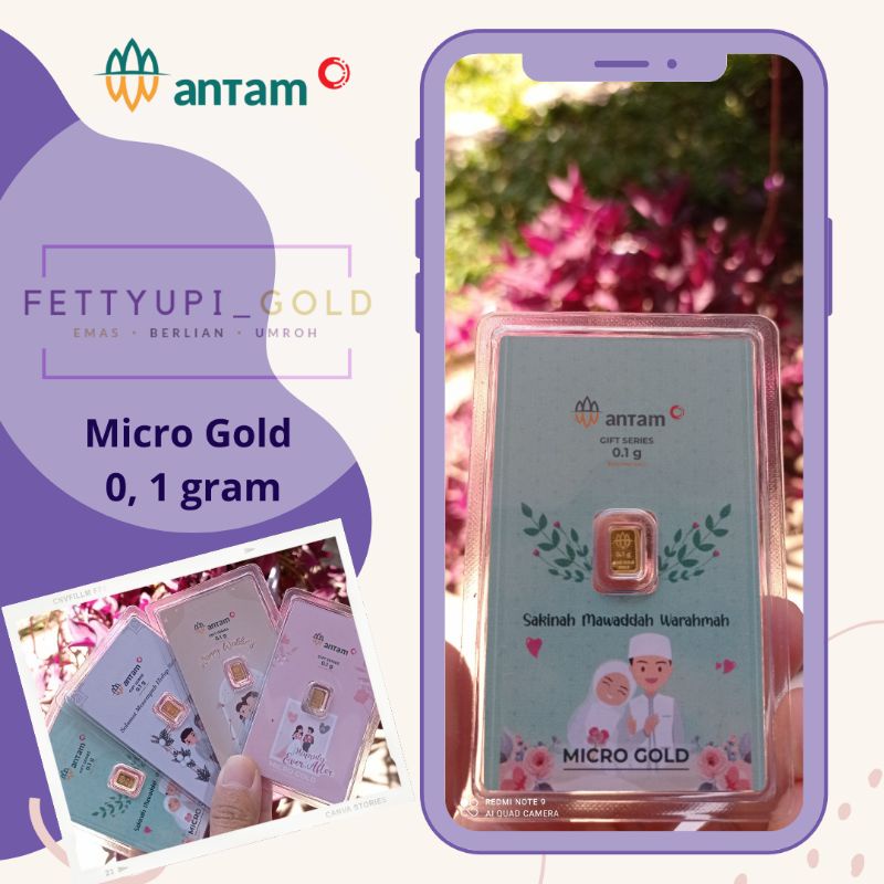 Jual ANTAM Micro Gold 01 SAMAWA | Shopee Indonesia