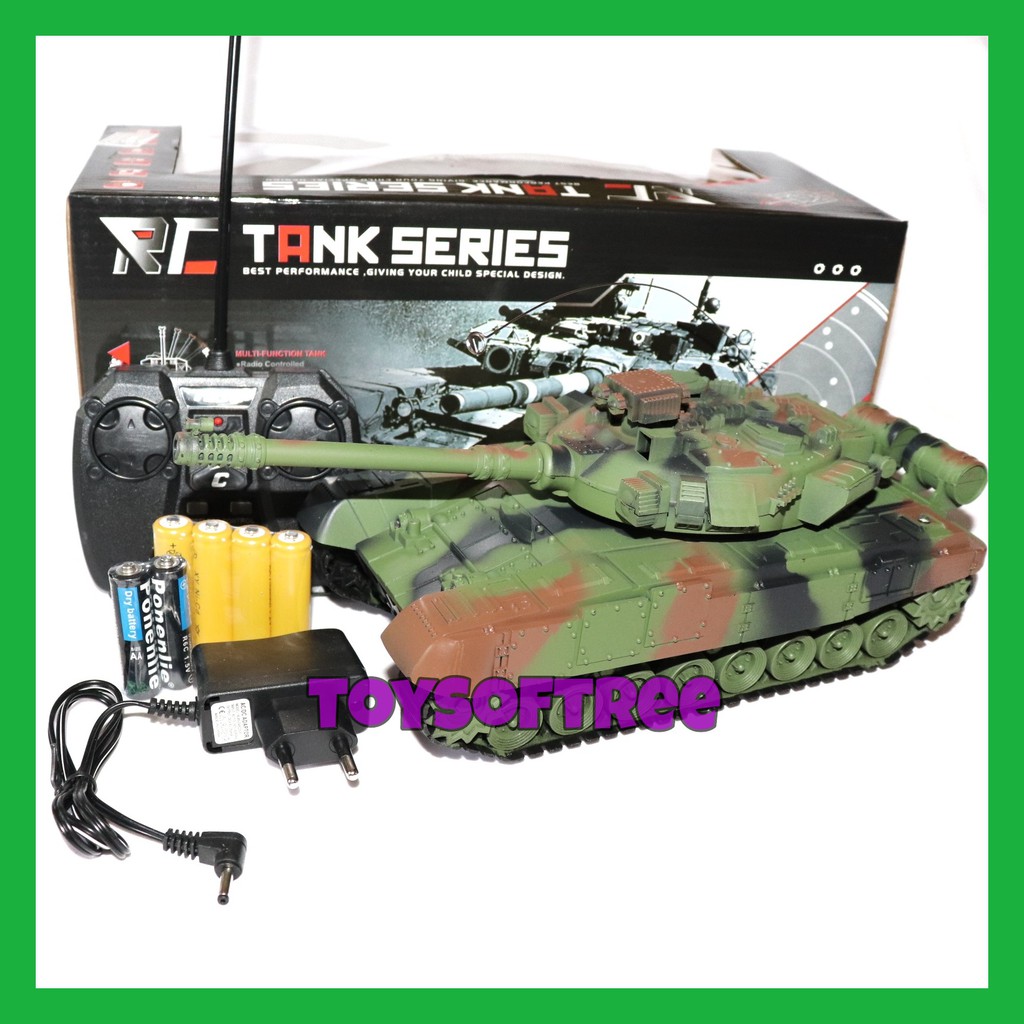 MAINAN ANAK RC TANK REMOTE CONTROL TANK MOBIL REMOT BATERAI CAS CHARGE ...