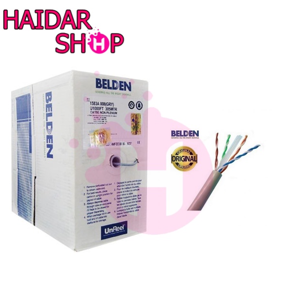 Jual Kabel BELDEN UTP Cat6 Cable 305M | Shopee Indonesia