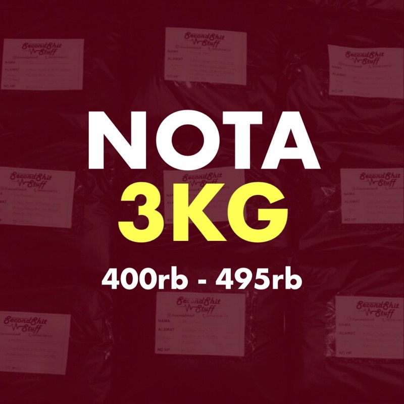 Jual NOTA 3 KG | Shopee Indonesia