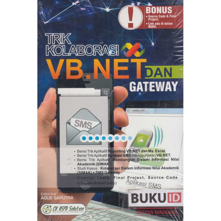 Jual Buku Trik Kolaborasi VB.NET Dan SMS Gateway - Original | Shopee Indonesia