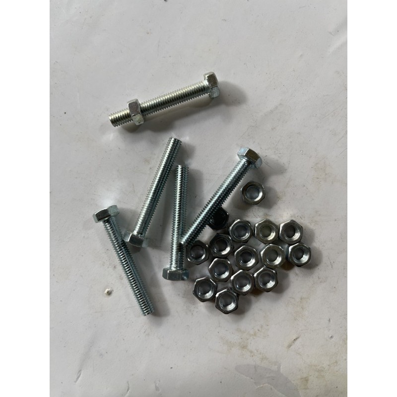 Jual BMP M5 x 25 - BAUT MUR BESI PUTIH KUNCI 8 PJG 2.5 CM - BAUT MUR 5 MILLI PJG 2.5 CM | Shopee ...