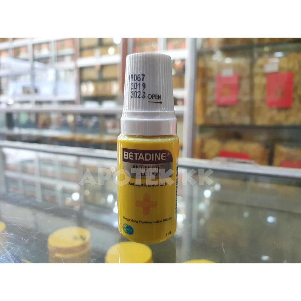 Jual Betadine Antiseptic Solution (Kecil) - 5ML | Shopee Indonesia