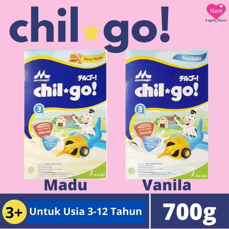 Jual Morinaga ChilGo Powder 3+ 700g Madu-Vanila Susu Bubuk Formula ...