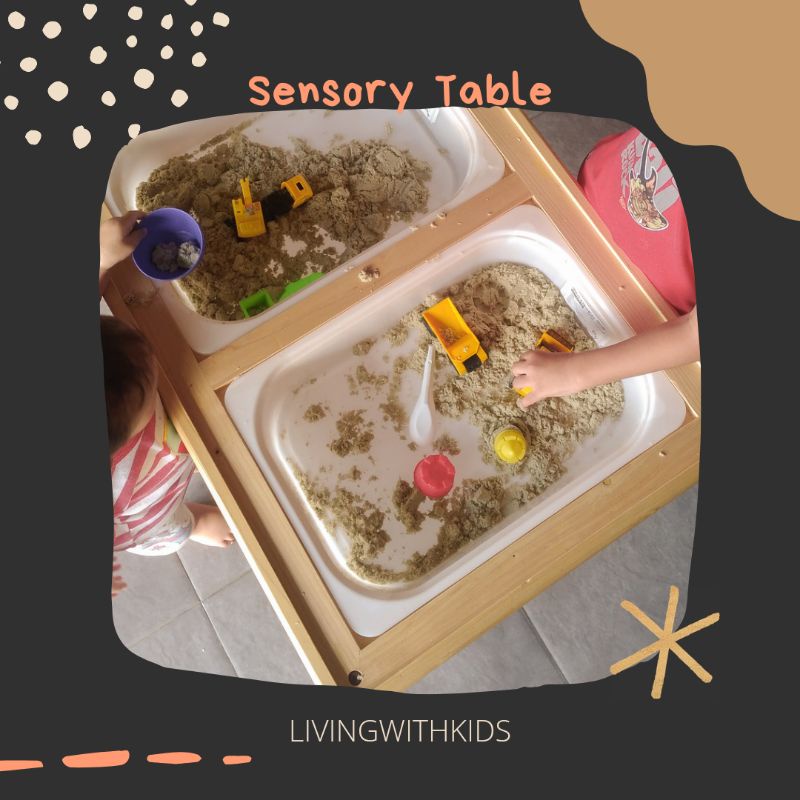 Jual SENSORY TABLE / MEJA SENSORI / MEJA BELAJAR ANAK / MEJA MONTESSORI ...