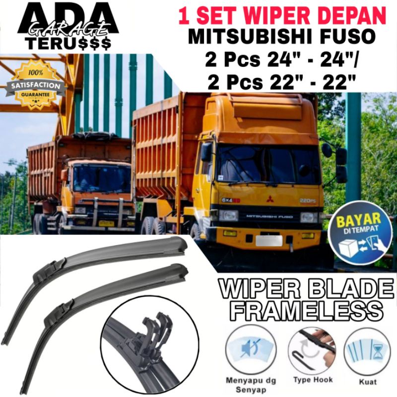 Jual Wiper Blade Frameless Mobil Truck Mitsubishi Fuso Tronton 2 ...