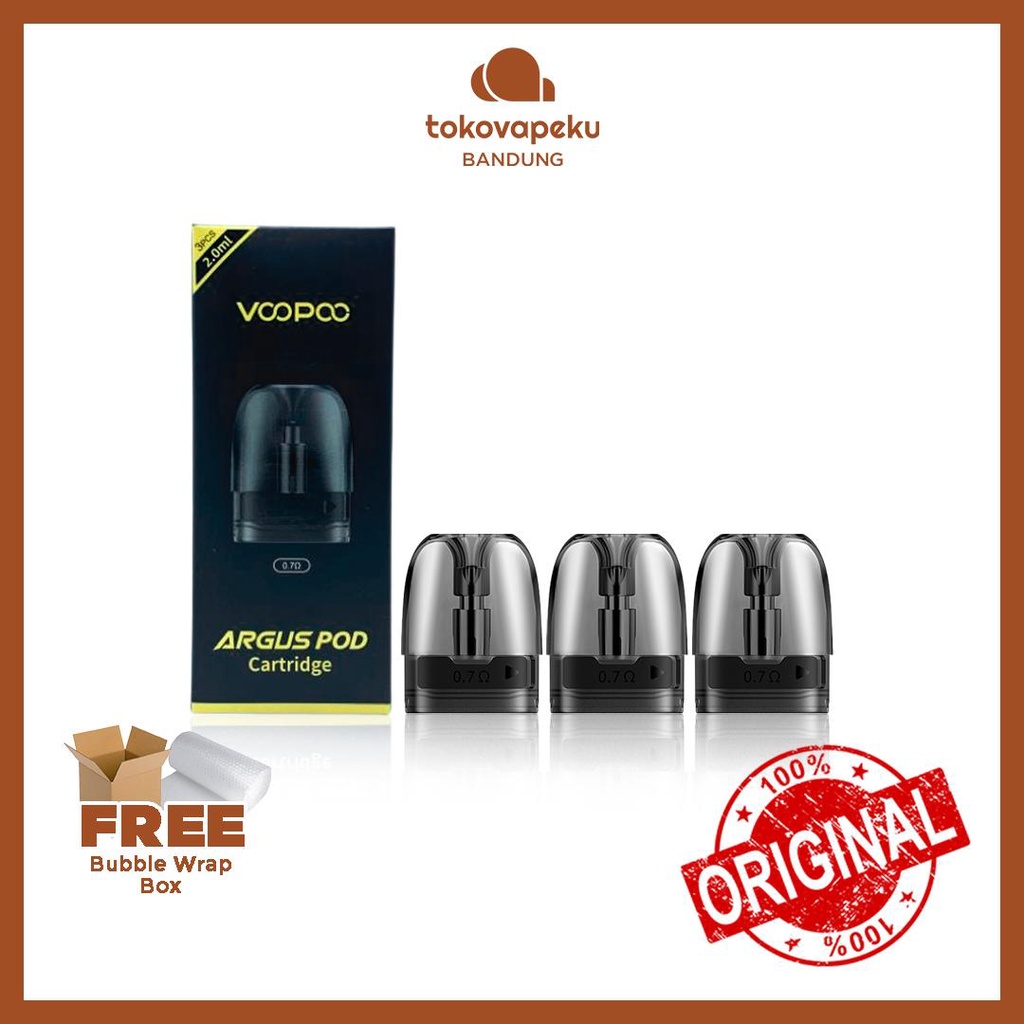Jual CARTRIDGE ARGUS POD 2ML ARGUS ORIGINAL by VOOPOO Indonesia|Shopee ...