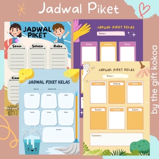 Jual Jadwal Piket / Picket Schedule | Shopee Indonesia