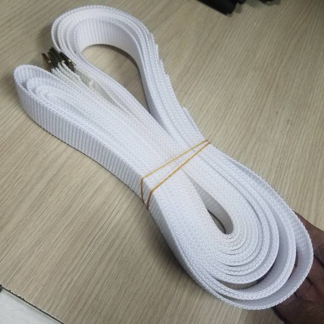 Jual Tali sabuk pdh putih panjang 100cm 120cm dan 150cm Indonesia ...