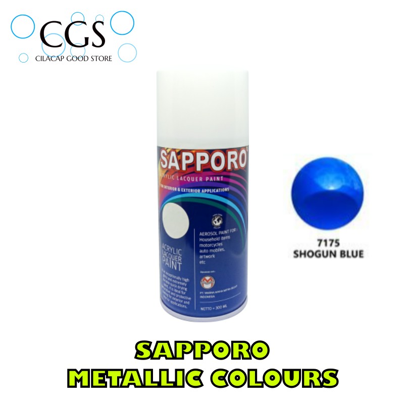 Jual CAT SAPPORO SHOGUN BLUE 7175 MET - cat sapporo biru - cat shogun ...