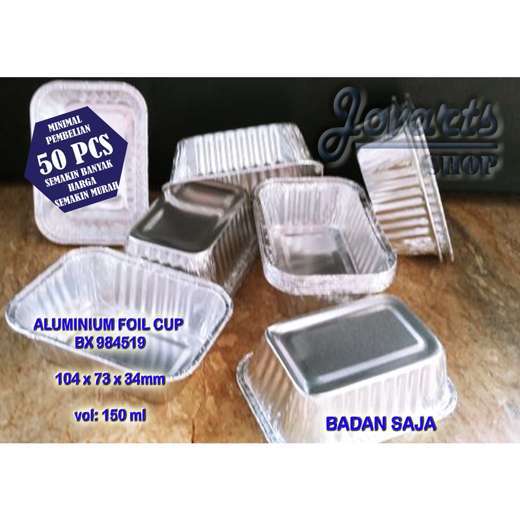 Jual BX 984519 BADAN Alu Foil Cup Alumunium Pastel makaroni schotel | Shopee Indonesia