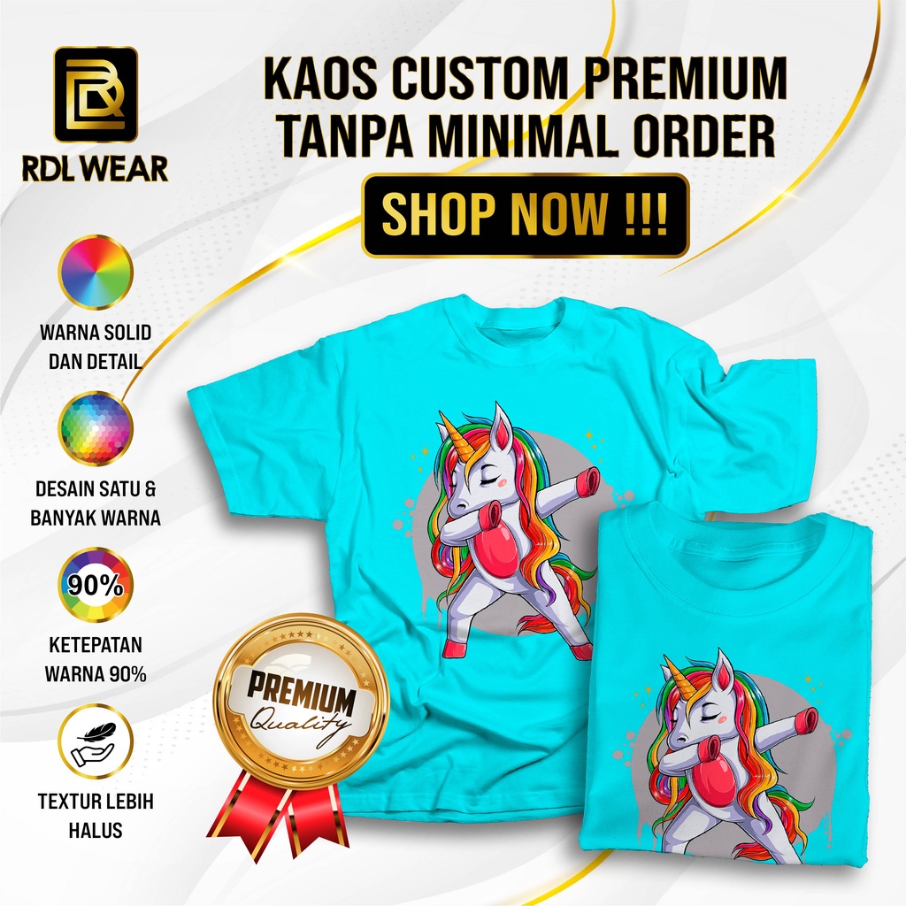 Jual Kaos Sablon Custom Satuan Premium Sablon DTF | Shopee Indonesia