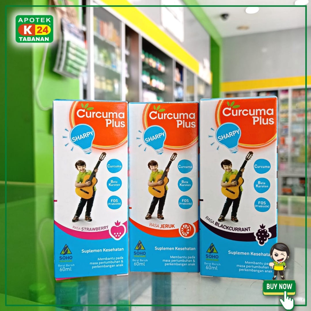 Jual Curcuma Plus Sharpy 60ml / Vitamin Anak Indonesia|Shopee Indonesia