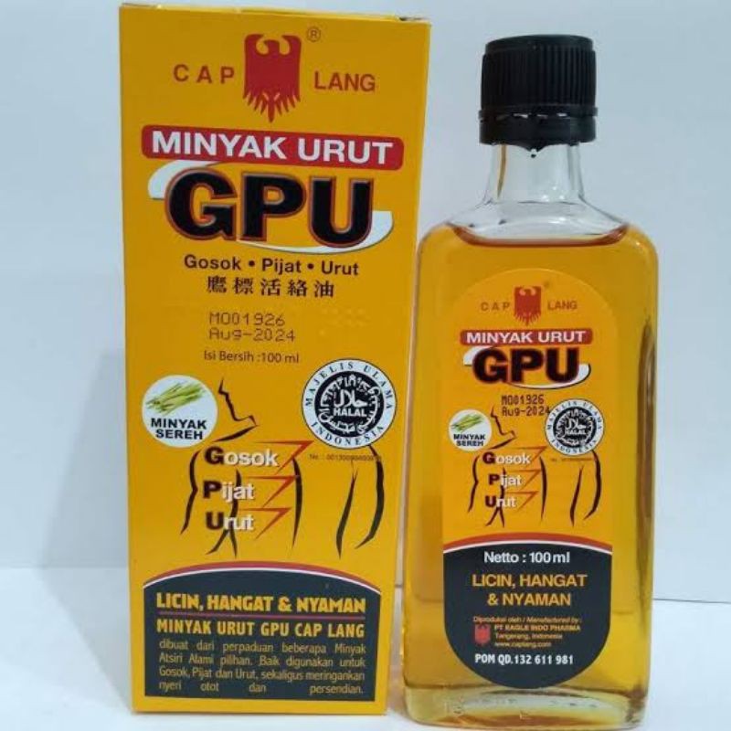 Jual GPU MINYAK URUT 30ML | Shopee Indonesia