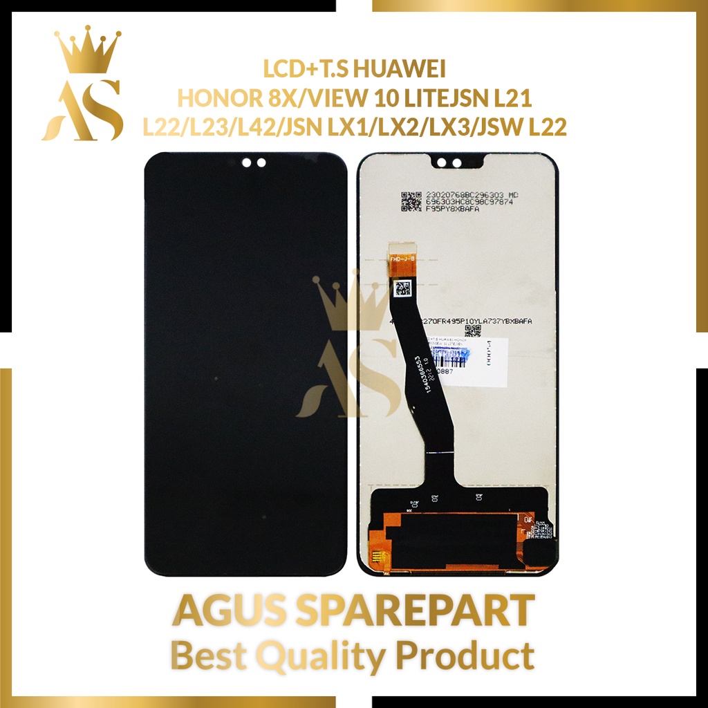 Jual LCD TOUCHSCREEN HUAWEI HONOR 8X / VIEW 10 LITE / JSN L21 / L22 ...