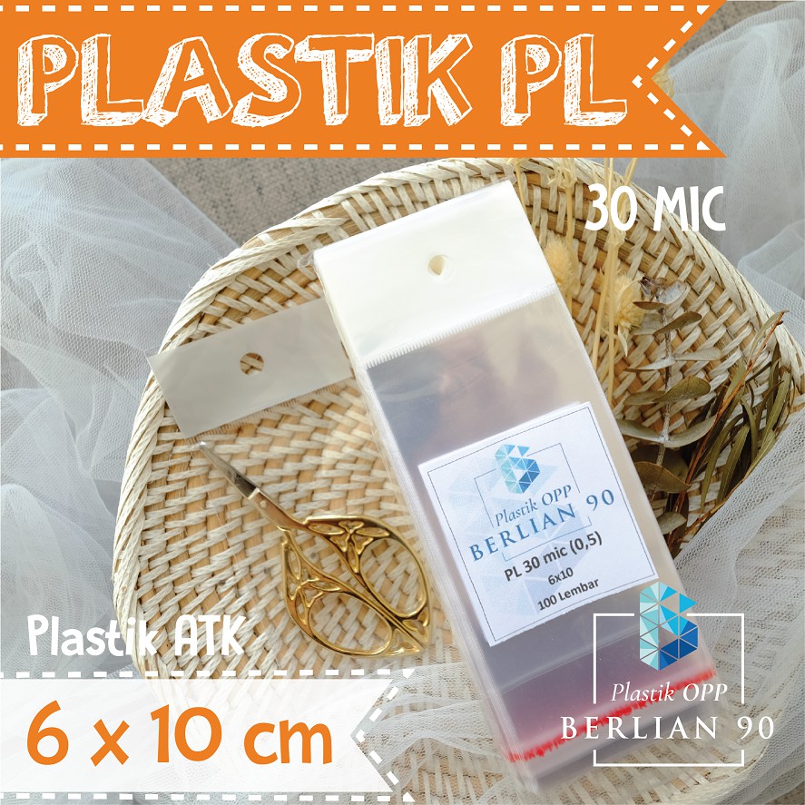 Jual 6x10 cm Plastik Display Gantung / Plastik OPP Perlize isi 100 ...