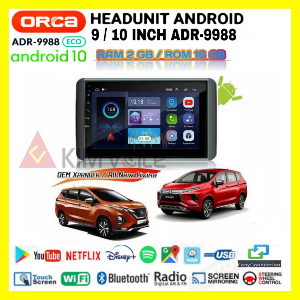 Jual Head Unit Android ORCA ECO Series OEM Expander 2017-2021 New ...