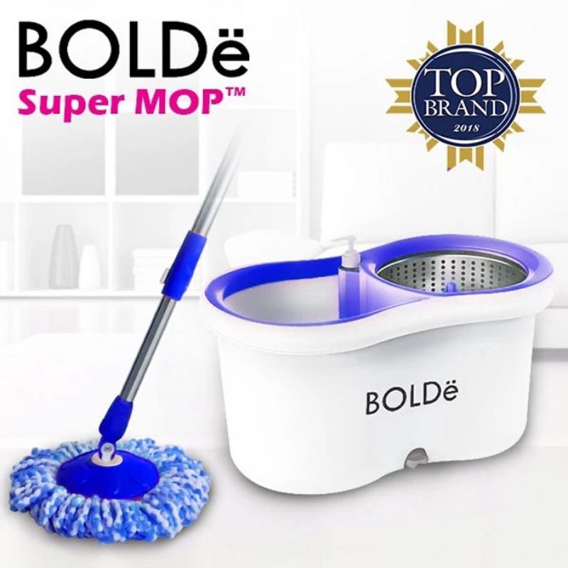 Jual BOLDE SUPER MOP Basic Model - 169x / Alat Pel Warna Putih Ungu ...