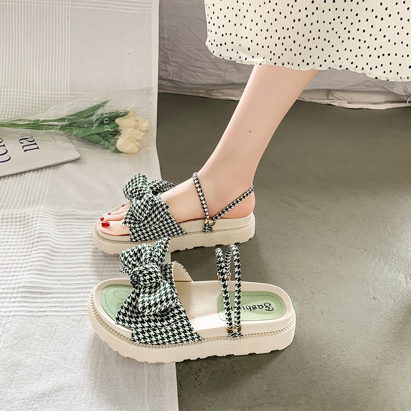 Jual 2022 Korea Fashion Wanita Dua Dalam Satu Sandal Pantai Sandal Gaya ...