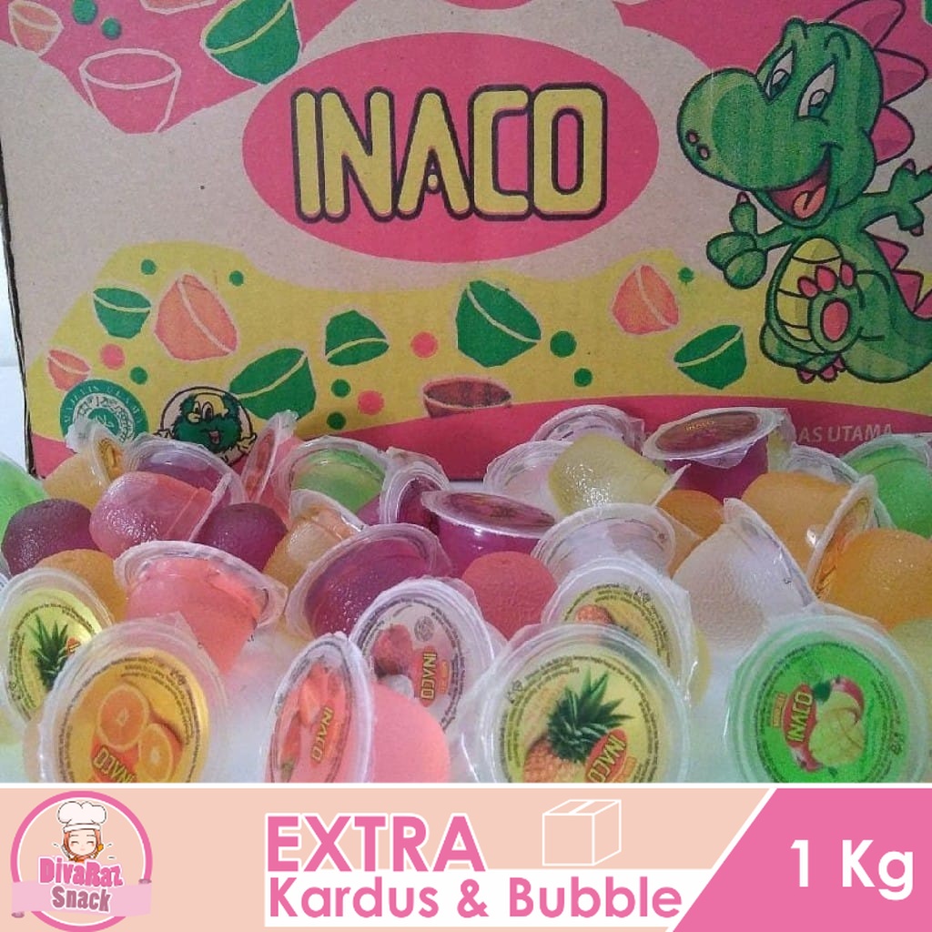 Jual [1Kg] Ager Mini Inaco / Inaco Jelly Mini Rasa Buah-Buahan Segar ...