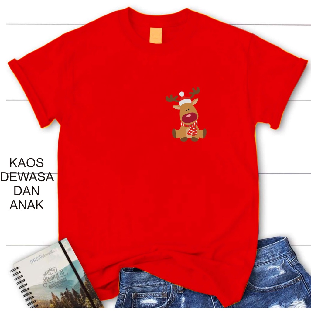 Jual LOGO RUSA baju atasan pria dan wanita dan anak anak kaos natal ...