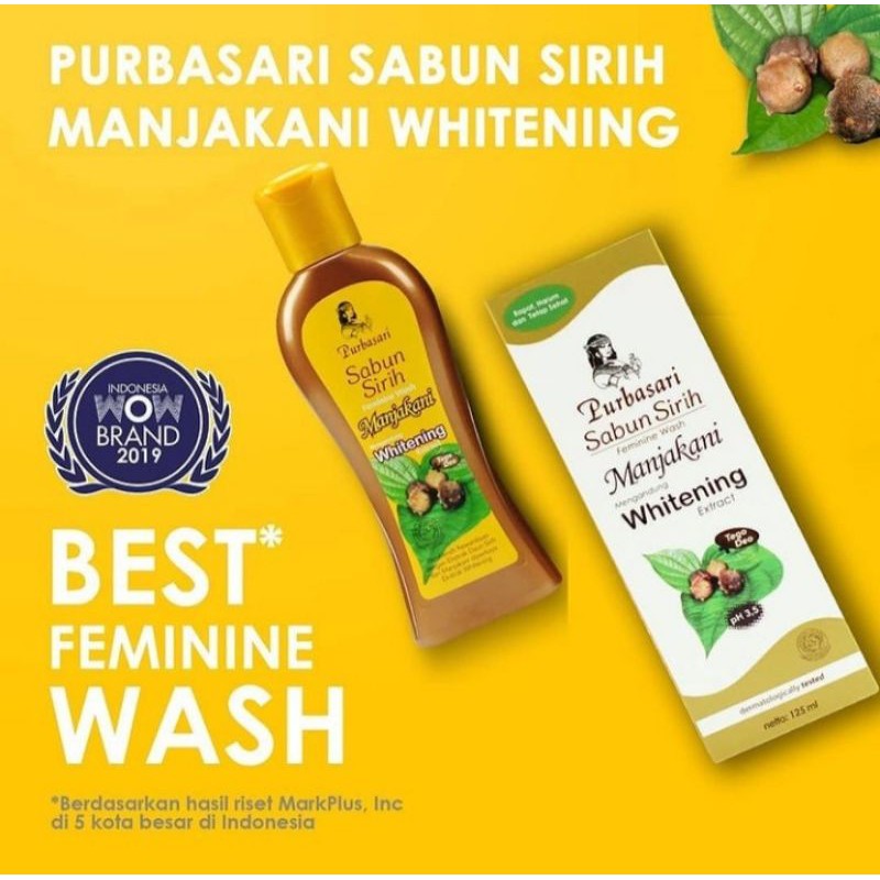 Jual PURBASARI Sabun Sirih Manjakani / Pilih Varian 60 ml & 125 ml ...