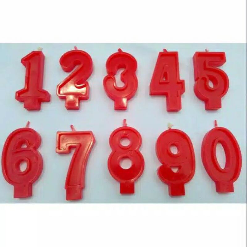 Jual Lilin Angka Merah | Shopee Indonesia