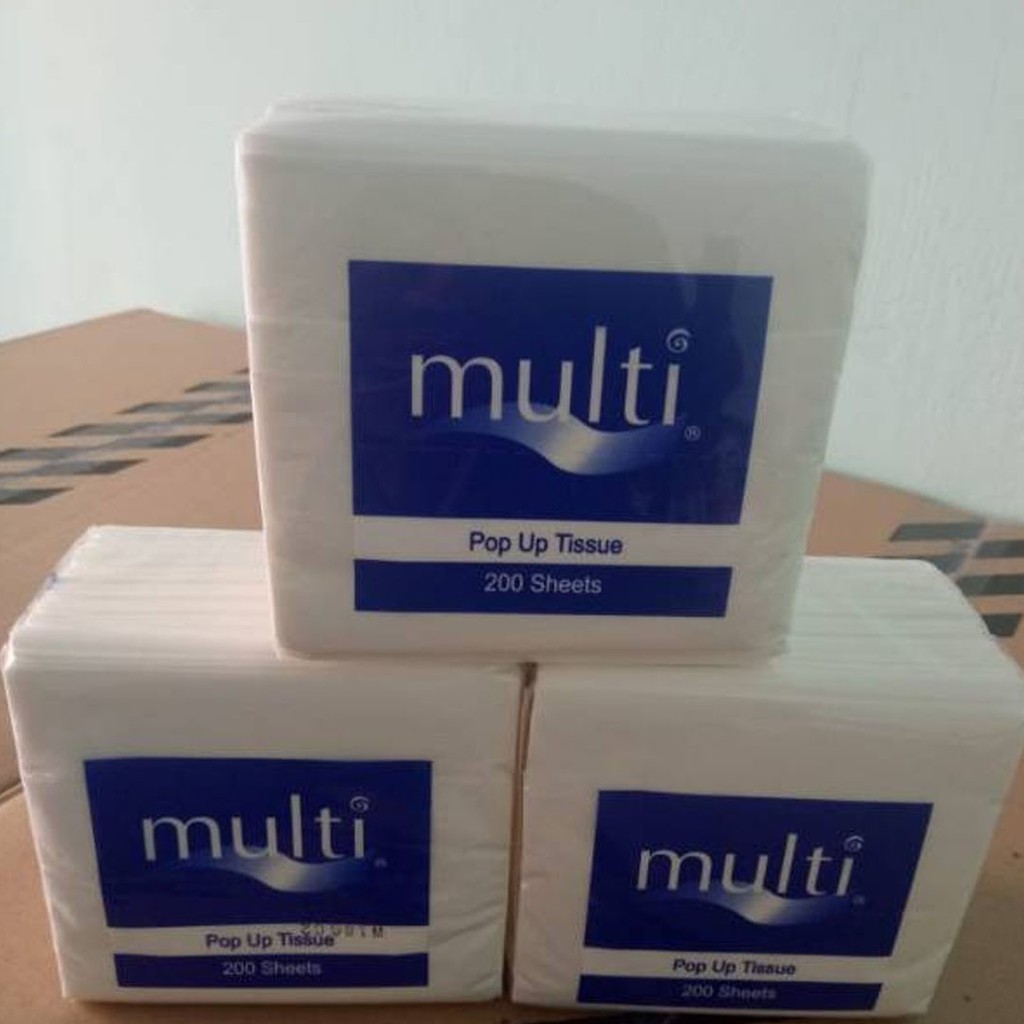 Jual MULTI Tissue Tisu Pop Up Kecil - 200 lembar | Shopee Indonesia