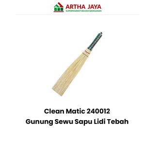 Jual Clean Matic 240012 Gunung Sewu Sapu Lidi Tebah Indonesia|Shopee ...