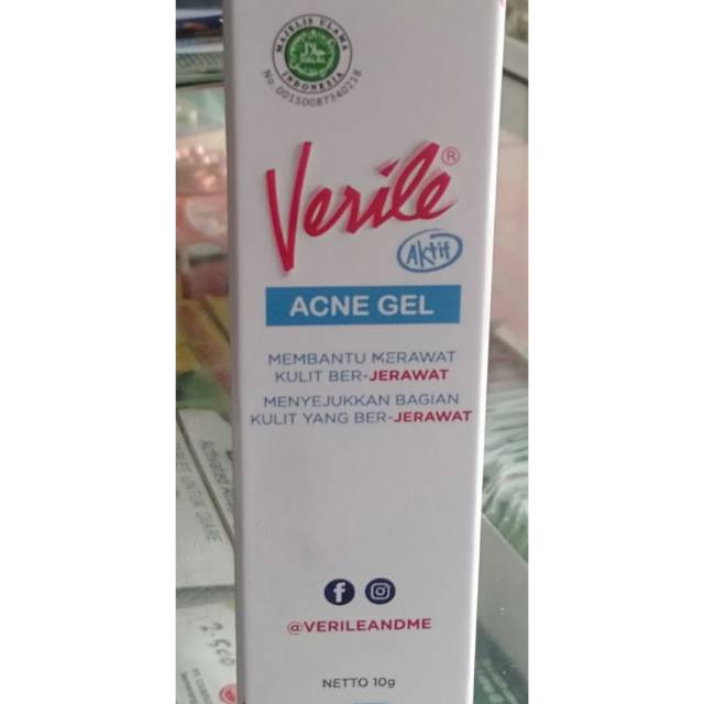Jual Verile acne gel 10g | Shopee Indonesia