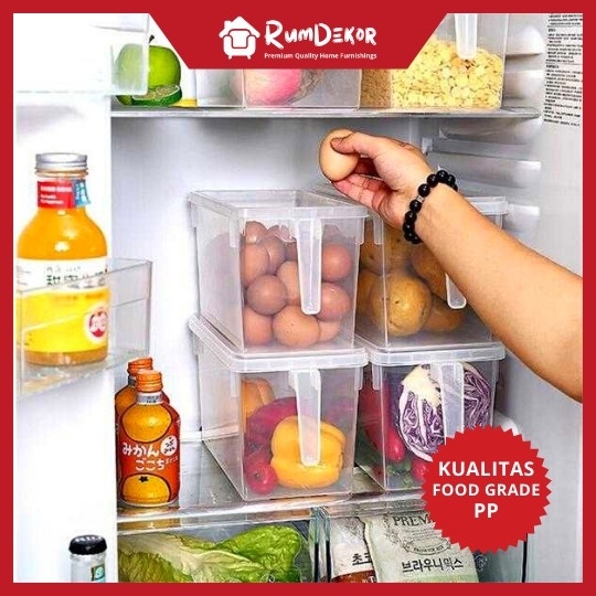 Jual Kotak Kontainer Makanan Kulkas Kitchen Storage Food Box | Kotak ...