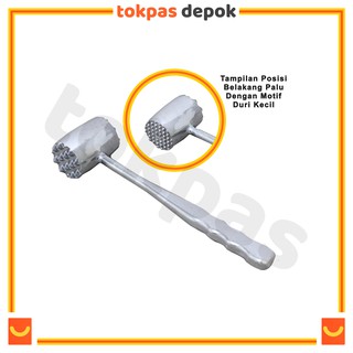 Jual Pemukul Daging Besi Penumbuk Daging Model Palu Bentuk Segi dan ...