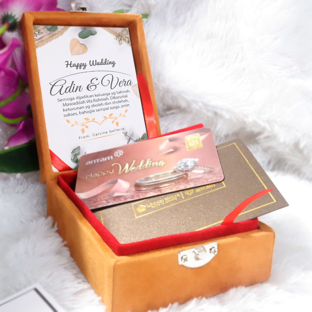 Jual [SPECIAL BUNDLING] Emas Antam Gift Series Wedding Gold 1 Gram ...