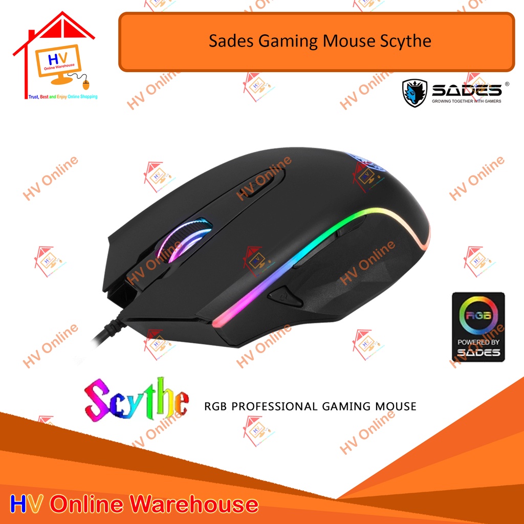 Jual Sades Scythe Gaming Mouse | Shopee Indonesia