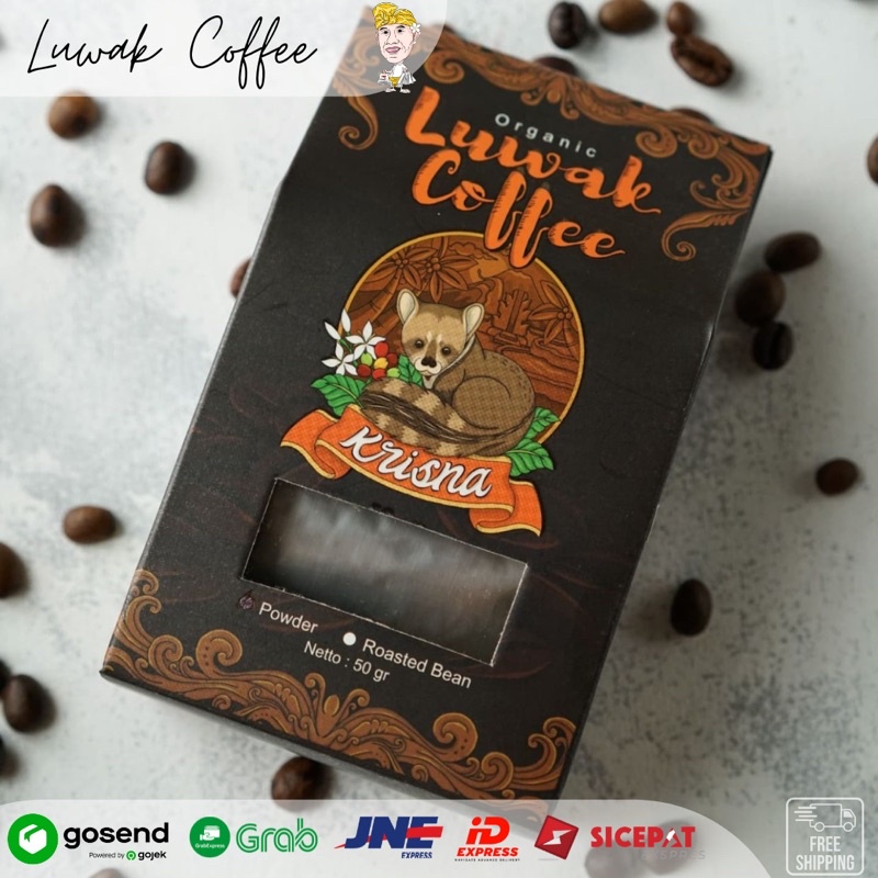 Jual Luwak Coffee Krisna Oleh Oleh Khas Bali Asli Kopi Luwak Bali ...