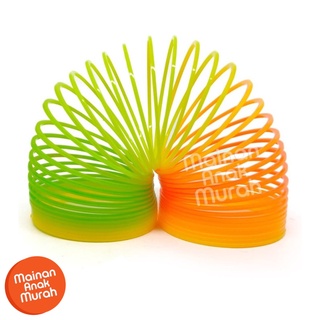 Jual Mainan Anak Per Pegas Spiral Rainbow Magic Spring / Pir Pelangi ...